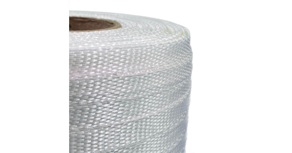 3/4" x 250' Heavy Duty Woven Cord Strapping Mini Roll 2425 lbs. Break Strength, 6" x 3" Core buy ...