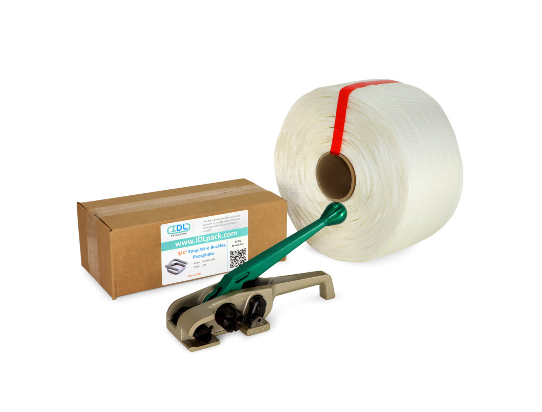 3/4" x 2100' Woven Cord Strapping Roll, 900 lbs Break Strength, 6" x 3" Core buy in stock in U.S ...