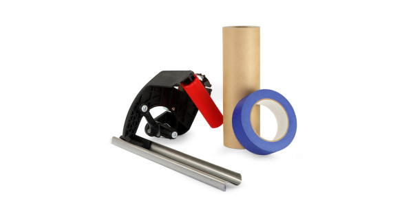 Masking Cover Set 1 1/2"x60 yd Masking Painters Tape Roll and 9"x60 yd ...