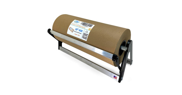 PD-18 Dispenser with Cutter for 18" Width Kraft and Butcher Paper Rolls ...