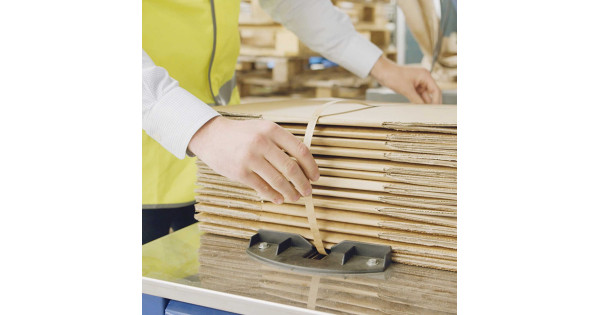 3/8" x 6500' Paper Strapping Roll, Machine Grade, 8" x 8" Core, 99 lbs ...