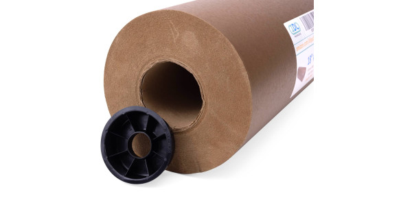 18" x 900' Brown Roll of Wet Wax Paper with Extra Mositure Resistance ...