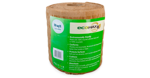 12" x 50' EcoMax™ Kraft Paper Cellulose Wadding buy in stock in U.S. in ...