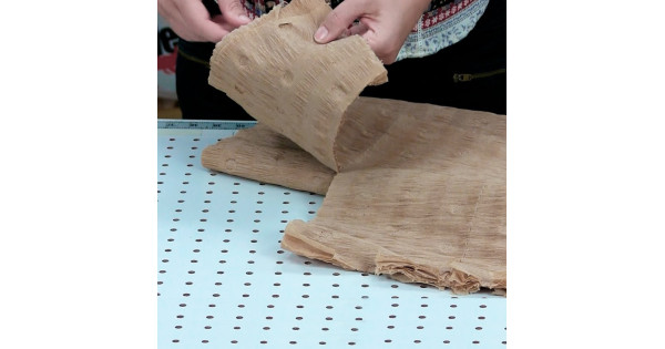 12" x 175' EcoMax™ Kraft Paper Cellulose Wadding in Self-Dispensed Box ...