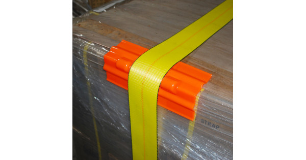 4" x 4" x 12" Reinforced Plastic Edge Protectors for Tie-Downs, Woven ...